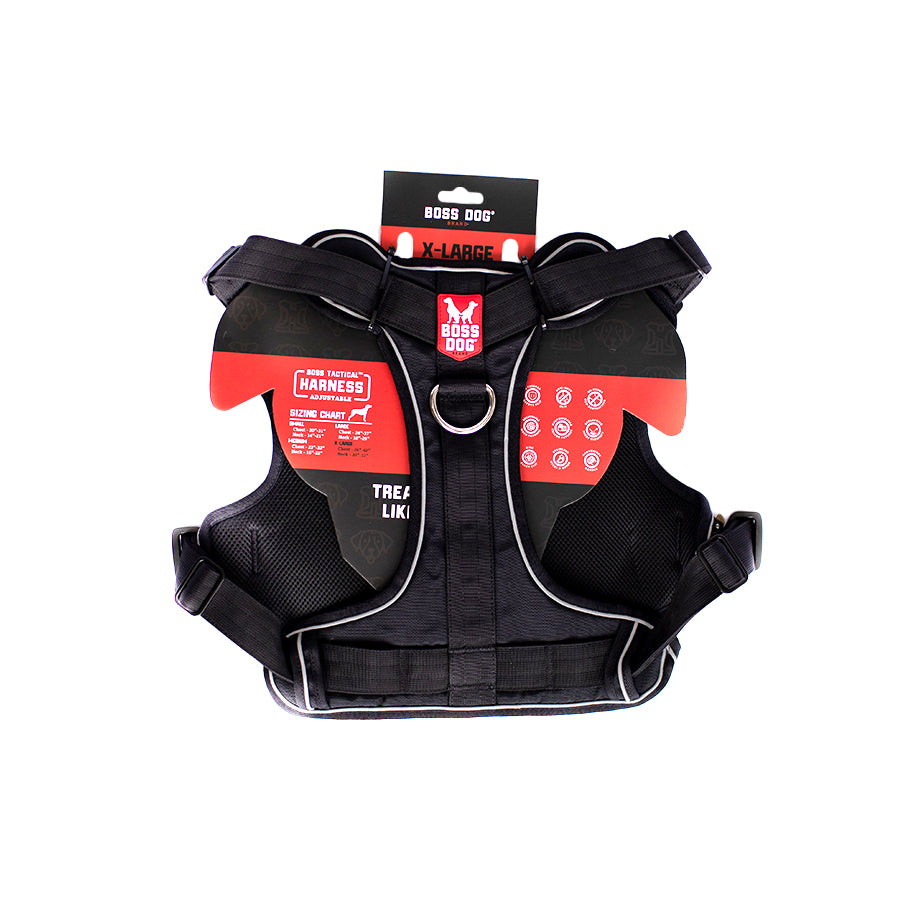 Boss Dog Black Tactical Dog Harness | Kanu Pet